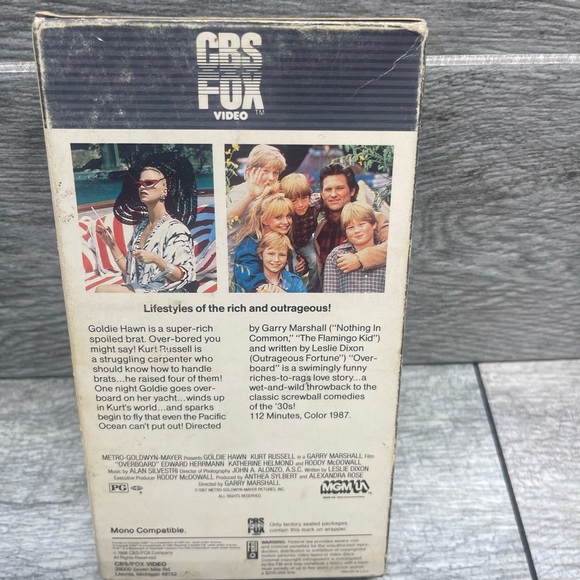 CBS FOX MOVIE | Media | Overboard Vhs A Warm And Funny Movie | Poshmark